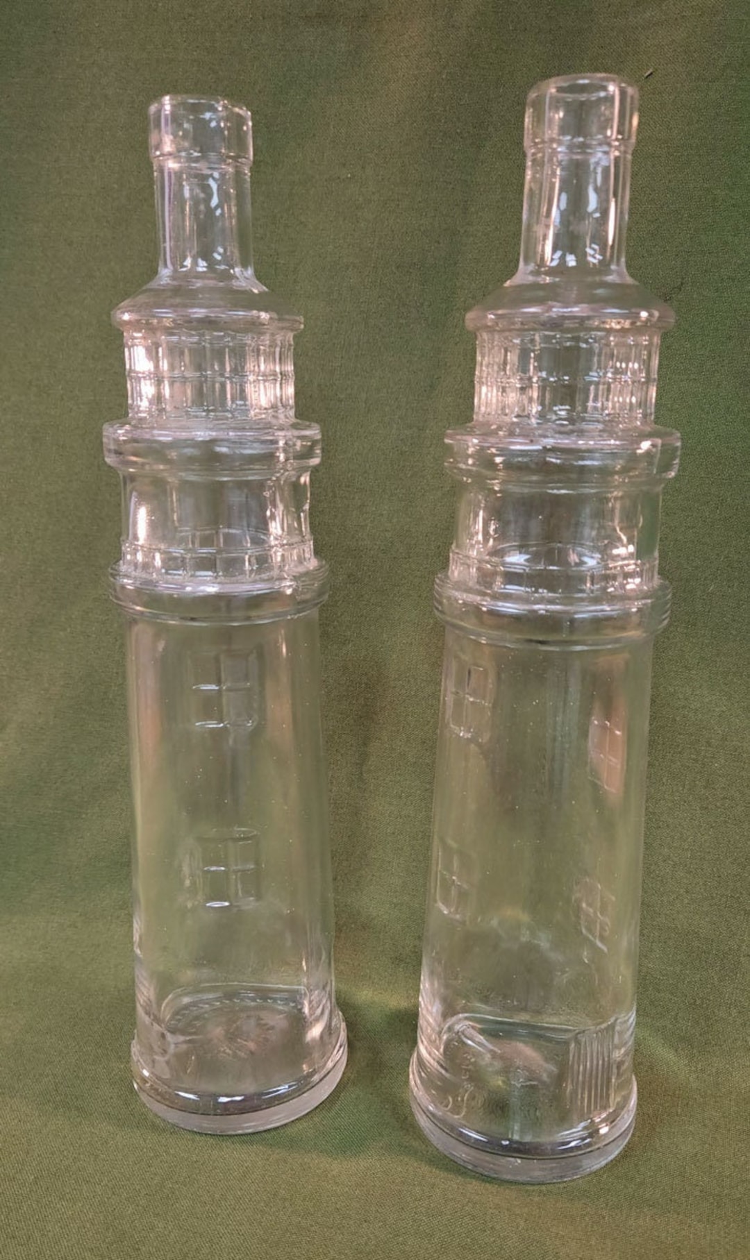 Lighthouse Wine Bottles - 2 Each - 13" Tall - Etsy
