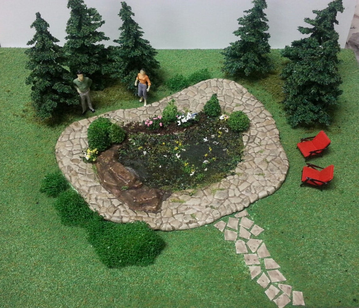 Miniature Pond 1:48 O Scale Plastic Kit. Great for Model RR - Etsy Canada