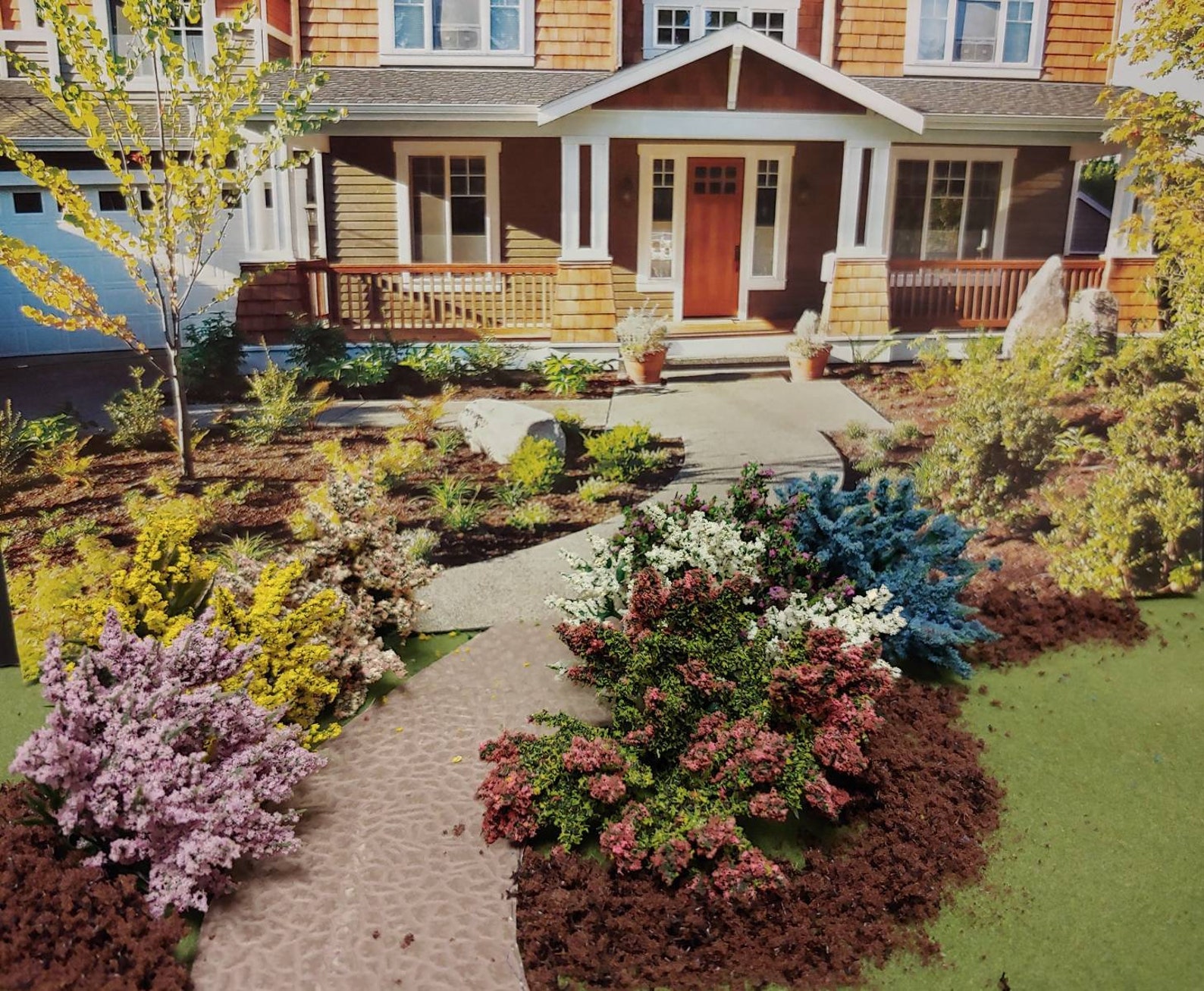 Miniature Bushes 1-1/4 Tall 7pc Garden Bushes Plus Bag - Etsy