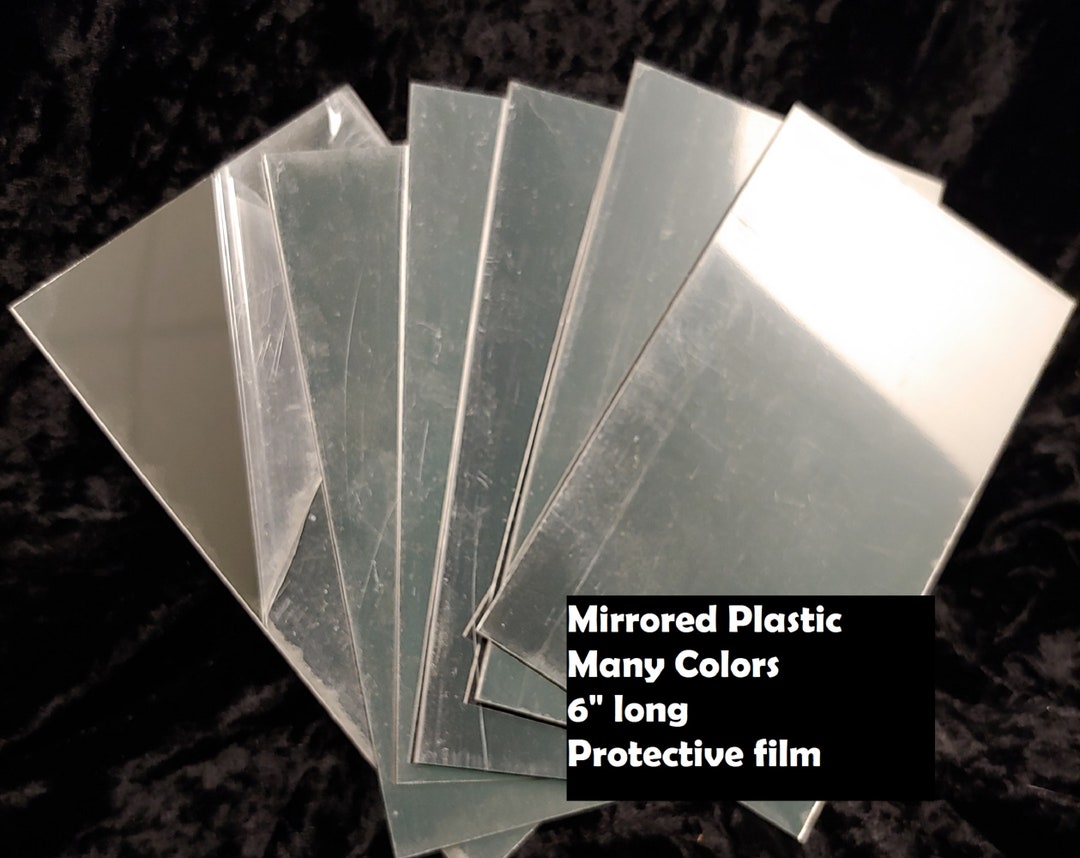 Mirrored Plastic Sheets 3 1/4"x6" 6pc Dollhouse, Arts & Crafts, Fairy ...