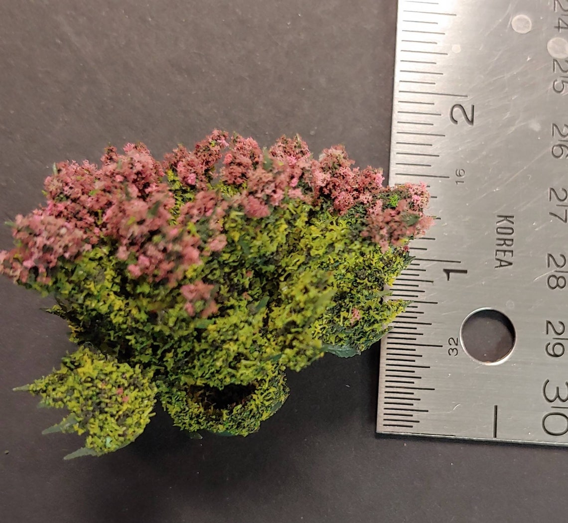 Miniature Bushes 1-1/4 Tall 7pc Garden Bushes Plus Bag | Etsy