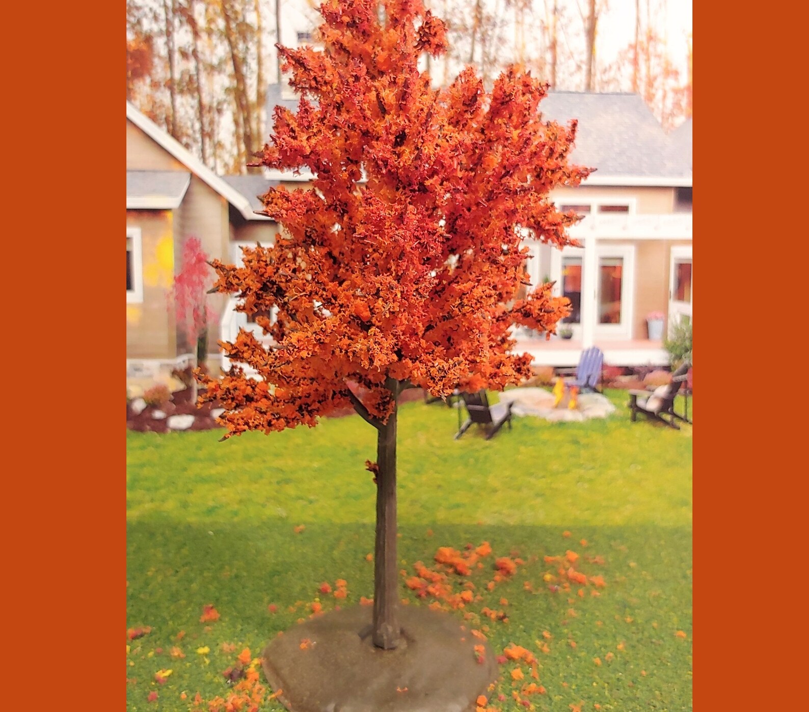 Miniature Model Trees 6.5 or 5.5 Tall Autumn Color - Etsy
