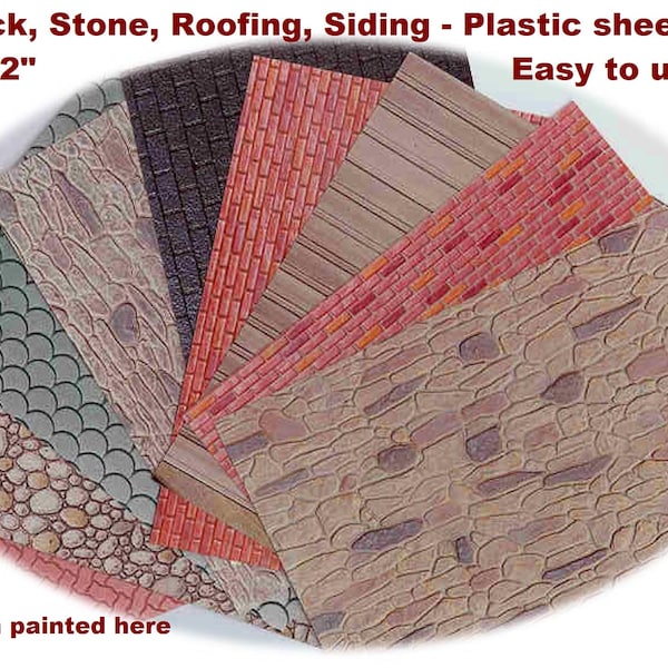 Dollhouse Roof Paper - Etsy