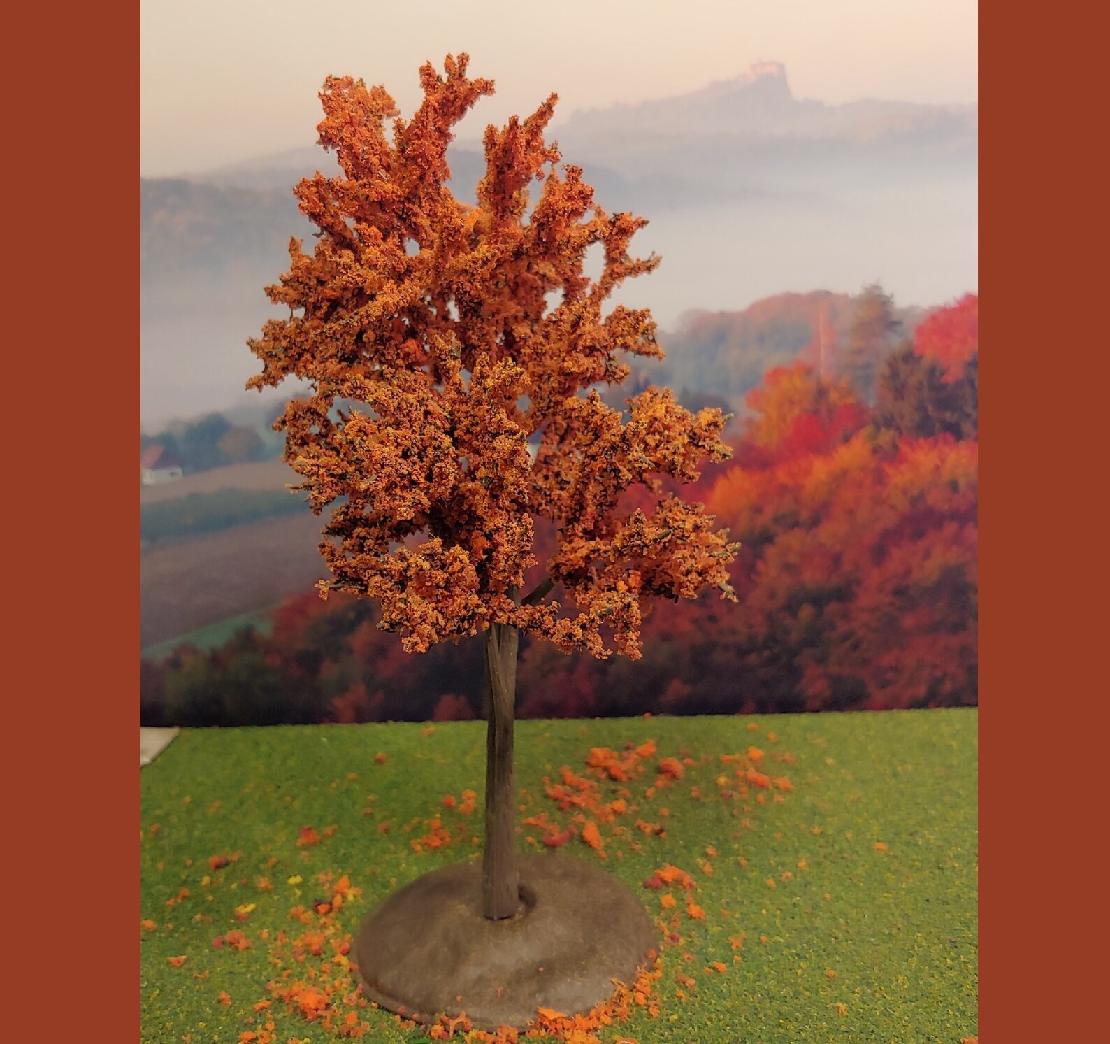 Miniature Model Trees 6.5 or 5.5 Tall Autumn Color - Etsy