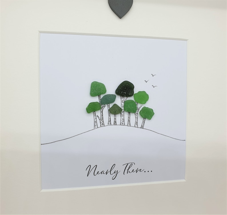 Nearly There / Nearly Home Trees - Cornish Pebble Art Picture ...