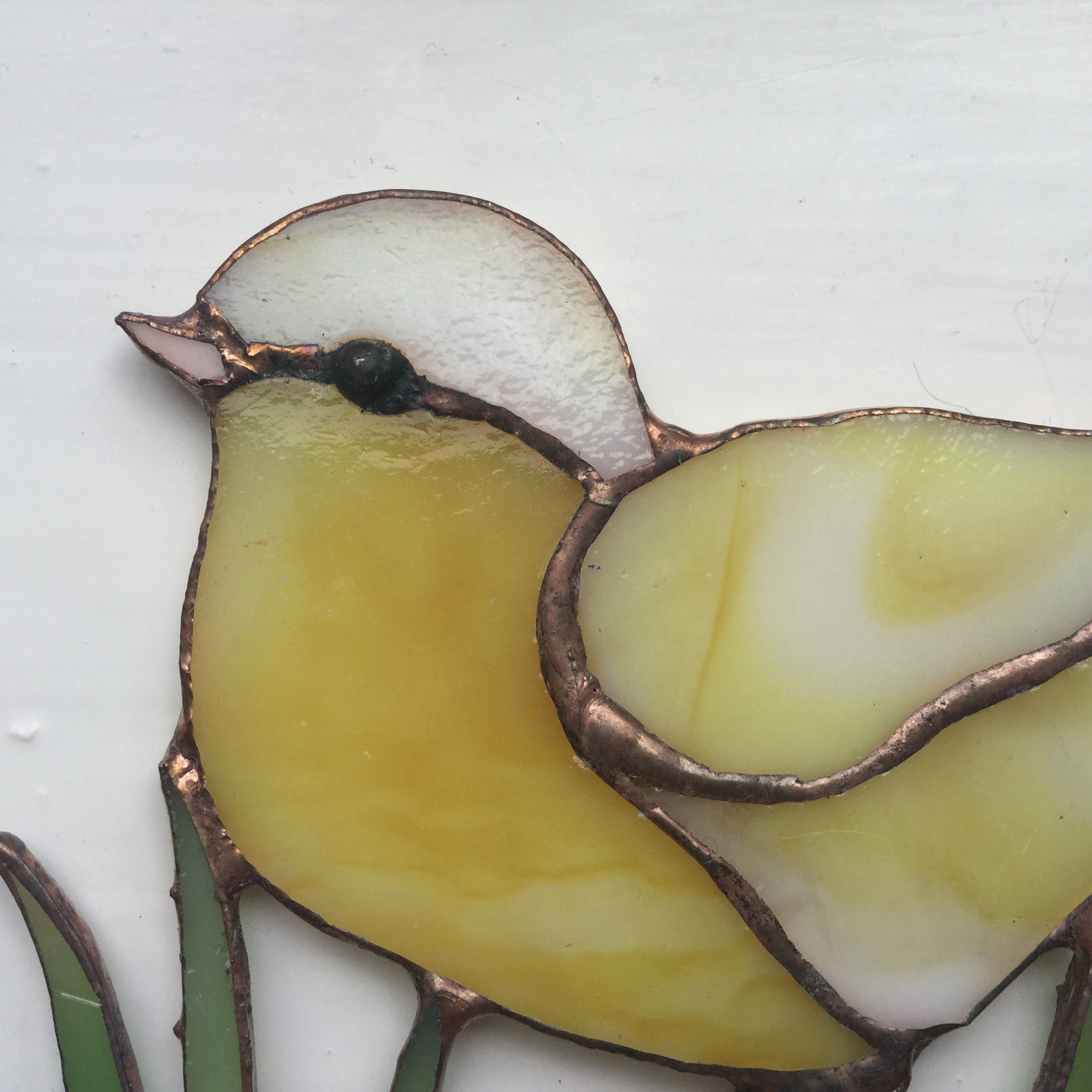 Cute Chick stained glass suncatcher | Etsy