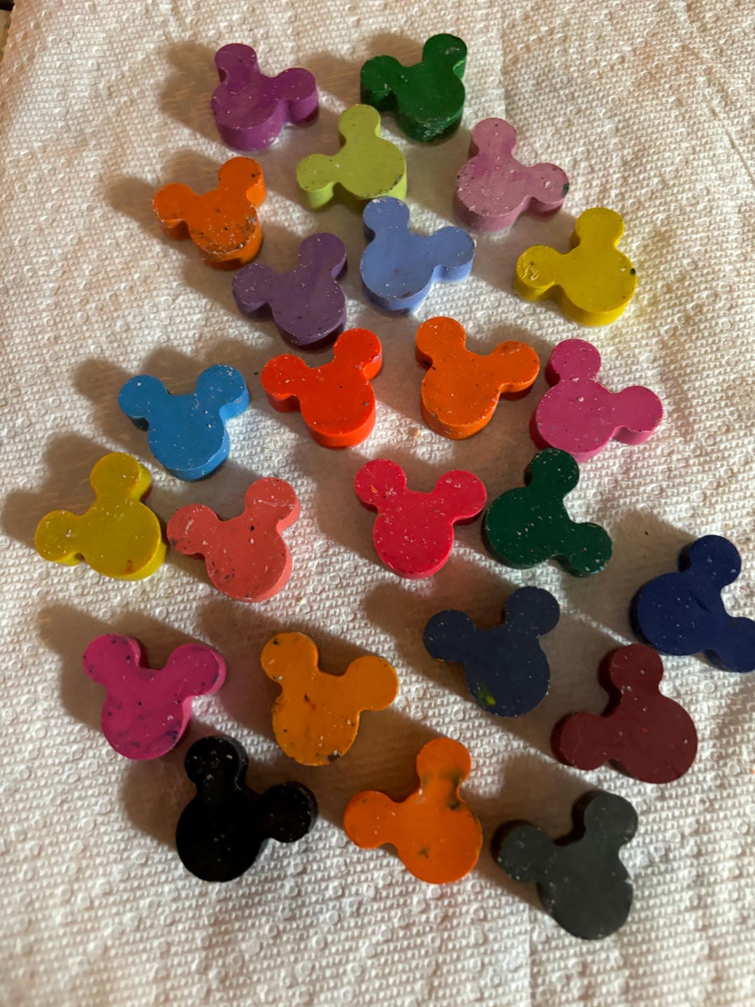 Mickey Mouse Ear Ears 12 Crayon Crayons Set - Etsy
