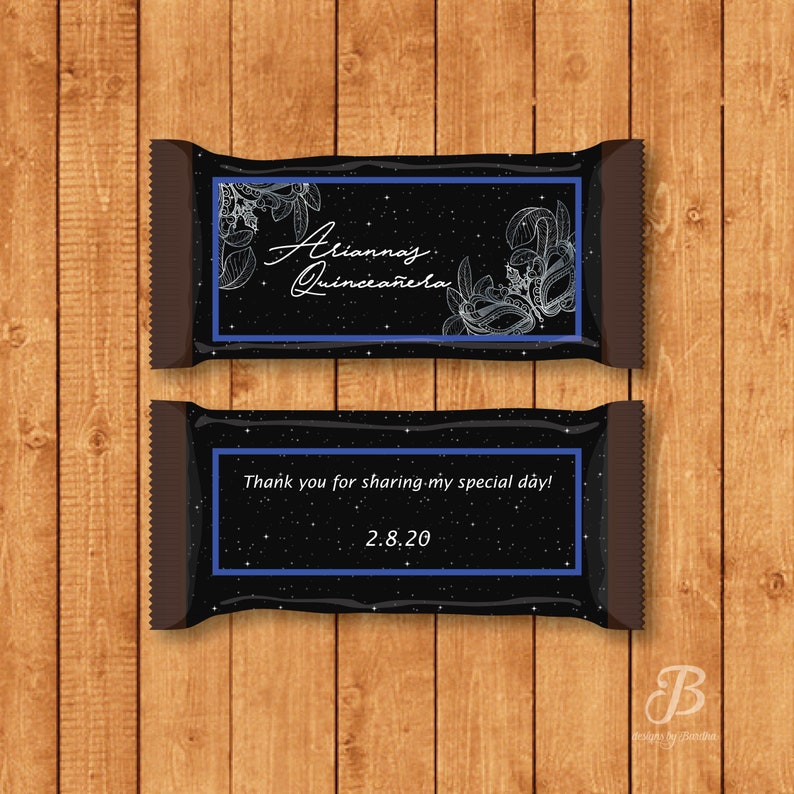 Custom Personalized Candy Bar Wrapper for Hershey Bars - You Print - Etsy