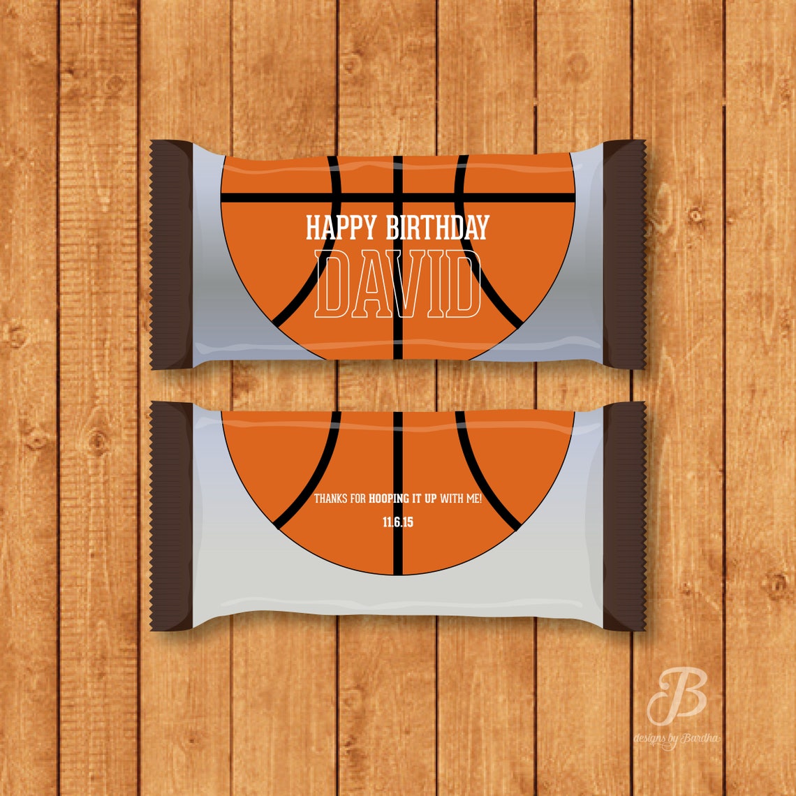 Customized Sports Candy Bar Wrapper for Hershey Bars - You Print - Etsy