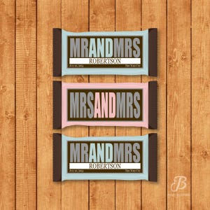 Customized All Occasion Candy Bar Wrappers for Hershey Bars - You Print ...