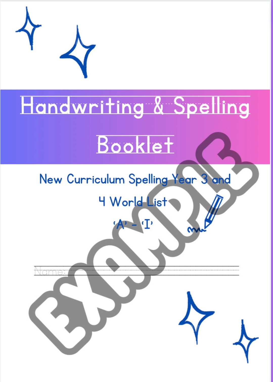 Handwriting Practice Worksheets A-Z Letter Formation, Writing Skills ...