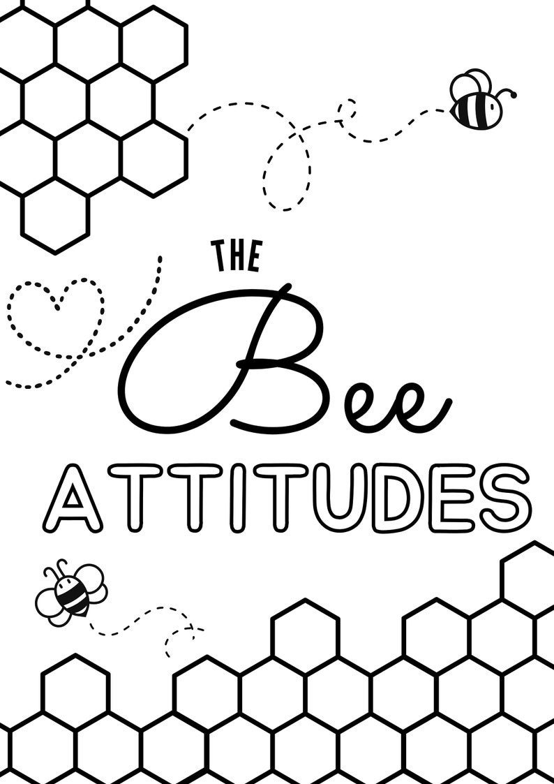 Printable 8 Colouring Pages Beatitudes Printable Scriptures Christian ...