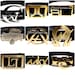 Personalized Custom Monogrammed Belt Buckle: Your Three Letter Initials ...