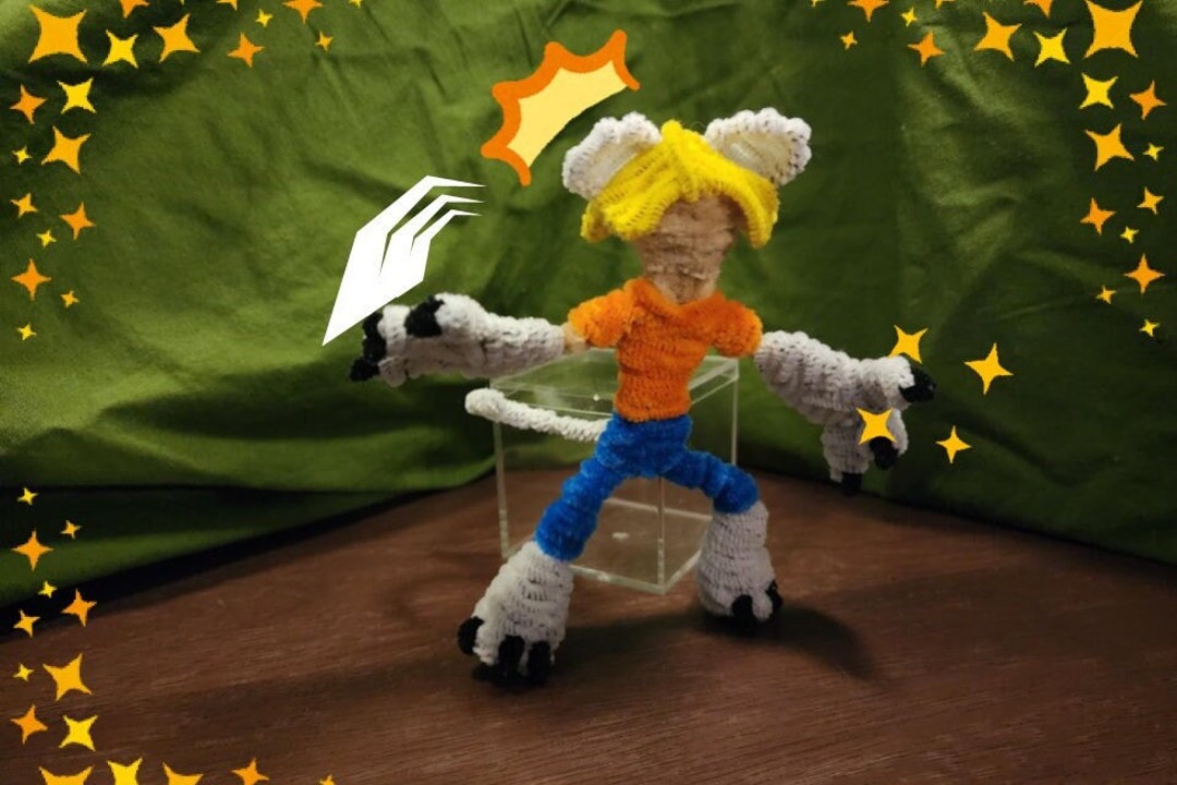 Pipe Cleaner Cat Boy Figurine - Etsy