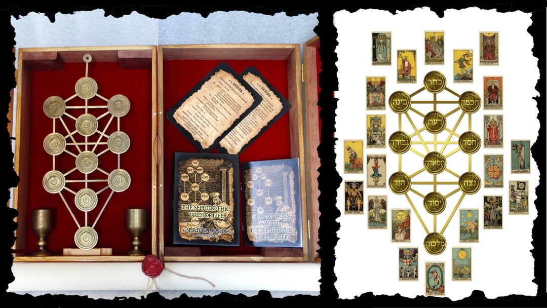 The Sephirothic Tree of Life Tarot, Meditation Altar Tools Sephiroth ...