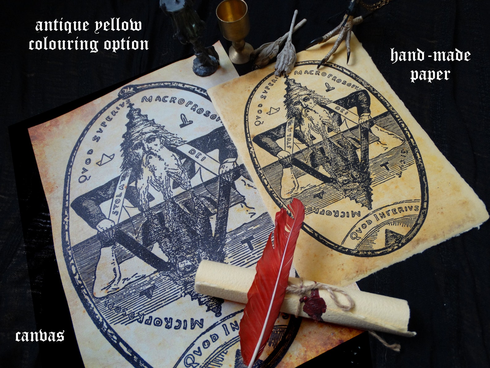 1 BAEL, BAAL Demon Seal Print, Goetia Sigil Poster, Lemegeton Demon Art ...