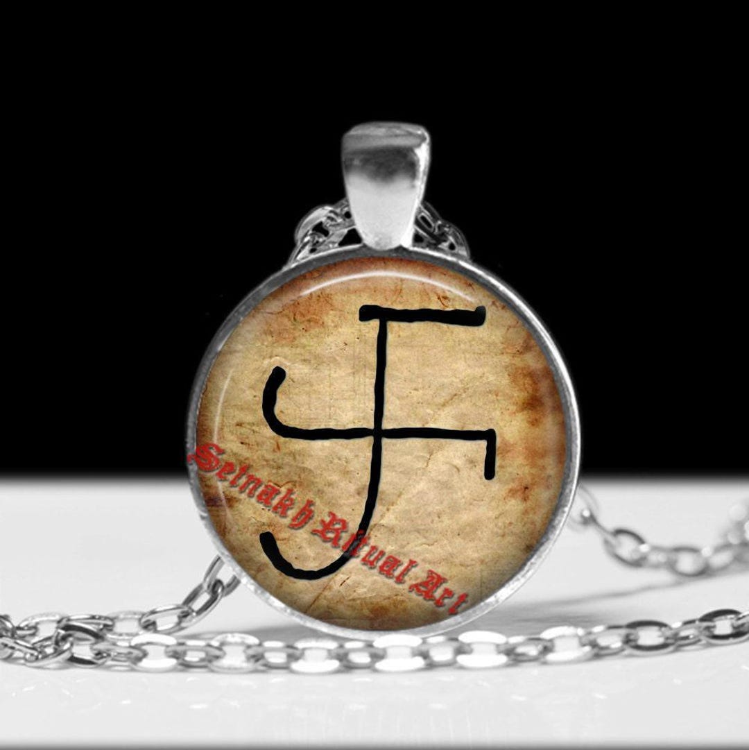 Thor's Hammer Talisman Pendant: Icelandic Galdrastafur Amulet #462 - Etsy