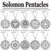 44 King Solomon Pentacles - Choose One - Talisman Necklace | Stainless ...