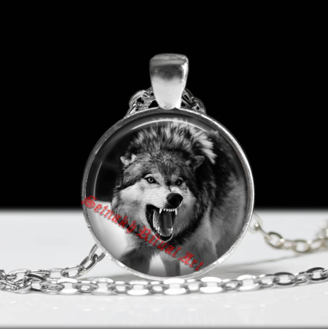 Fenris Amulet, Fenrir Wolf Talisman, Angry Wolf Pendant, Wolves ...