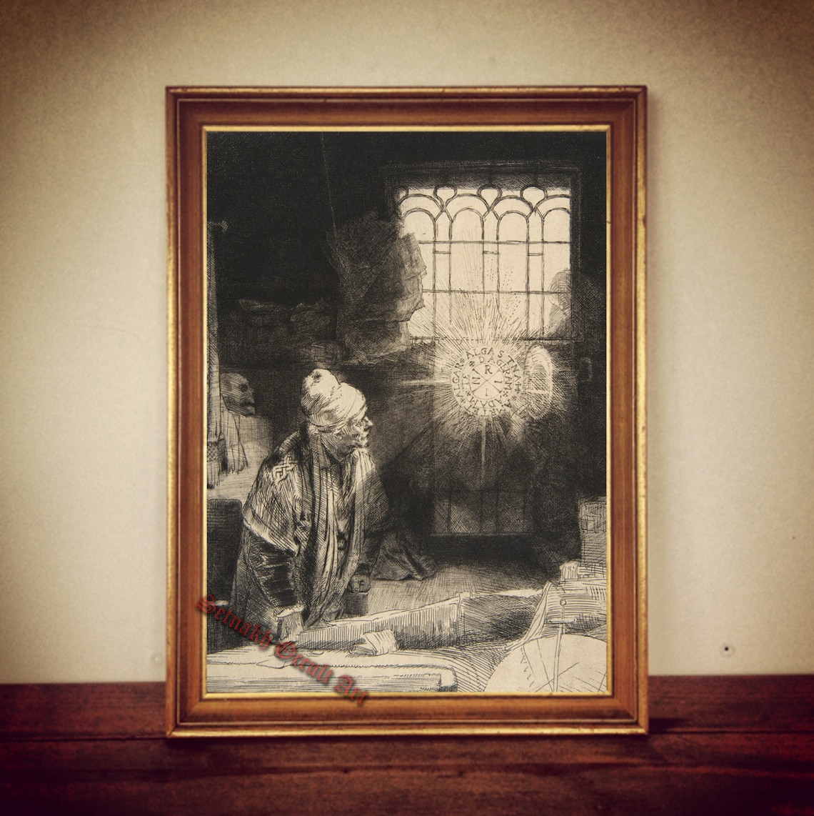 Doctor Faust Print Rembrandt Art Occult Art Antique Print - Etsy