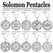 44 King Solomon Pentacles - Choose One - Talisman Necklace | Stainless ...