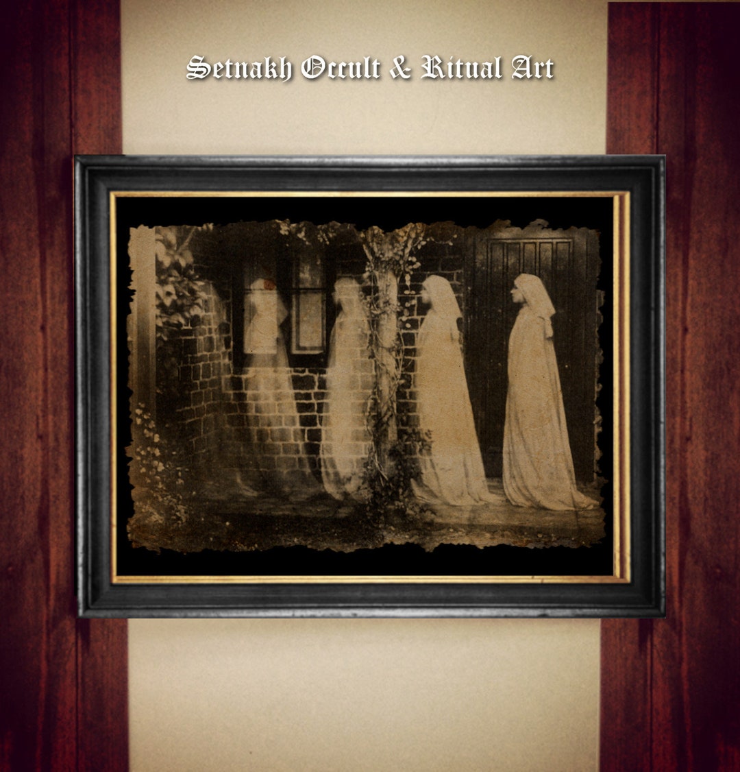 Victorian Ghost Photography Print, Dark Gothic Home Decor #VIC3 - Etsy UK