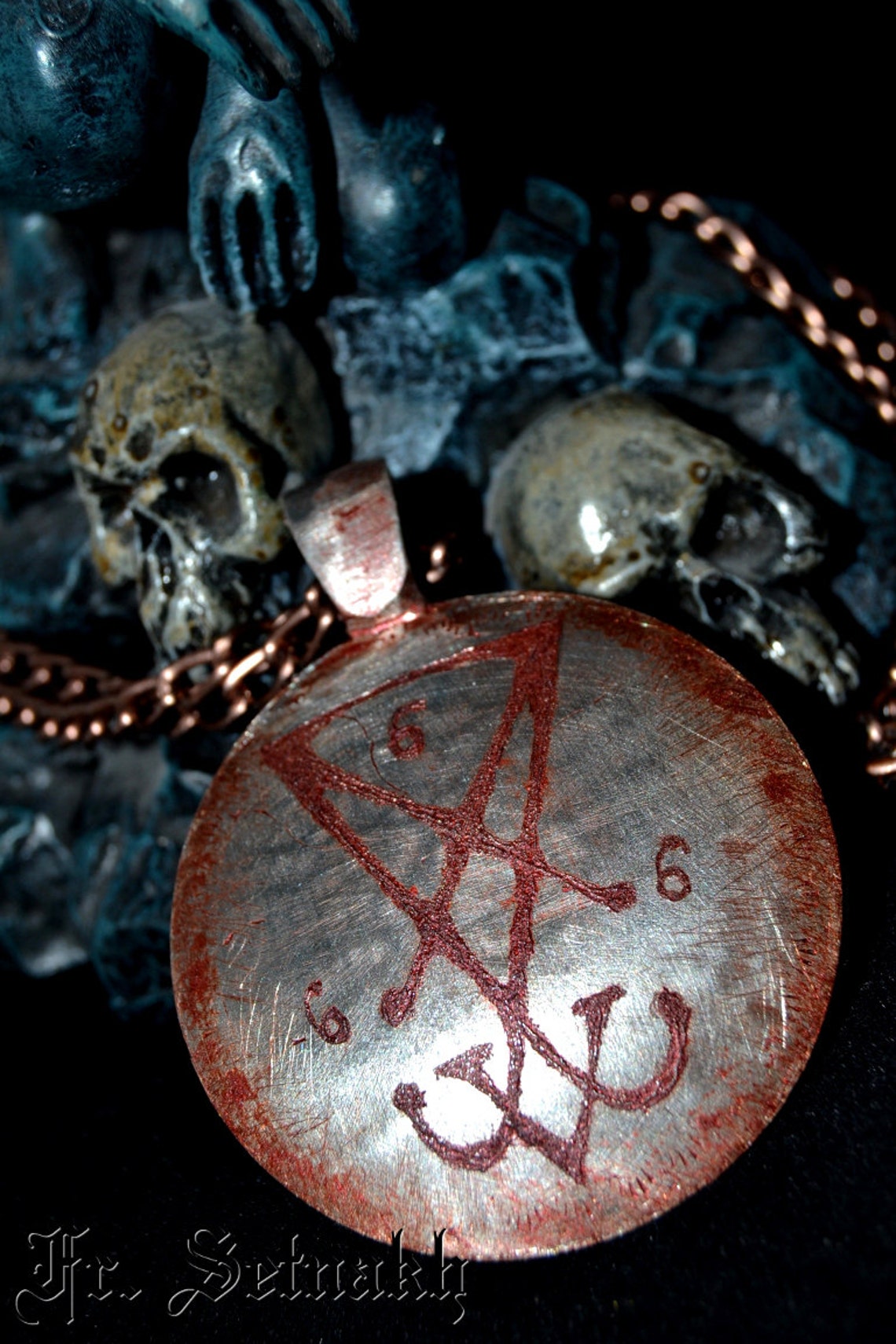 LUCIFER SIGIL PENDANT Luciferian Chaos, Vampiric, Occult, Magic ...