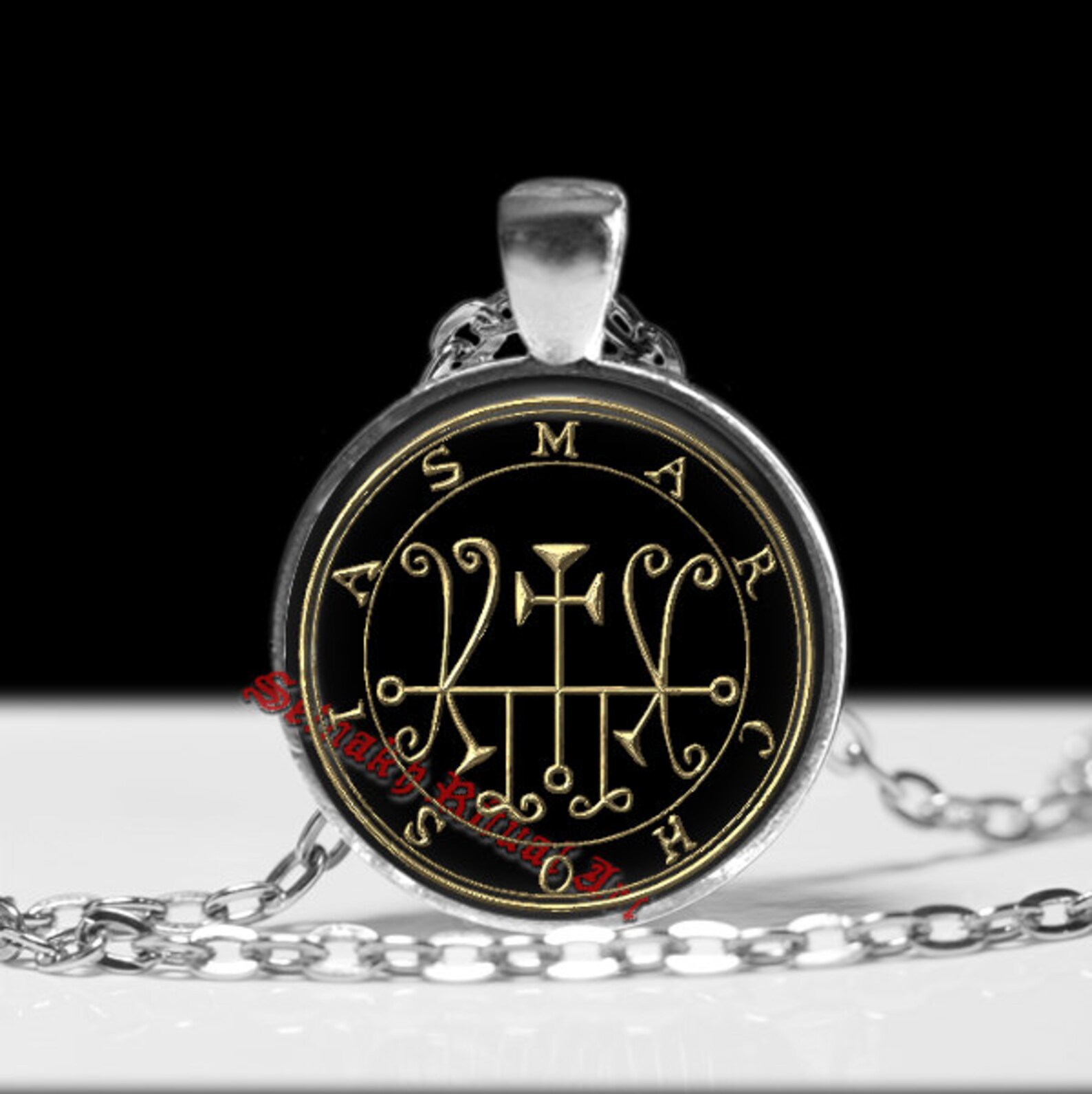 35 MARCHOSIAS Demon Seal Pendant Goetia Sigil Necklace - Etsy