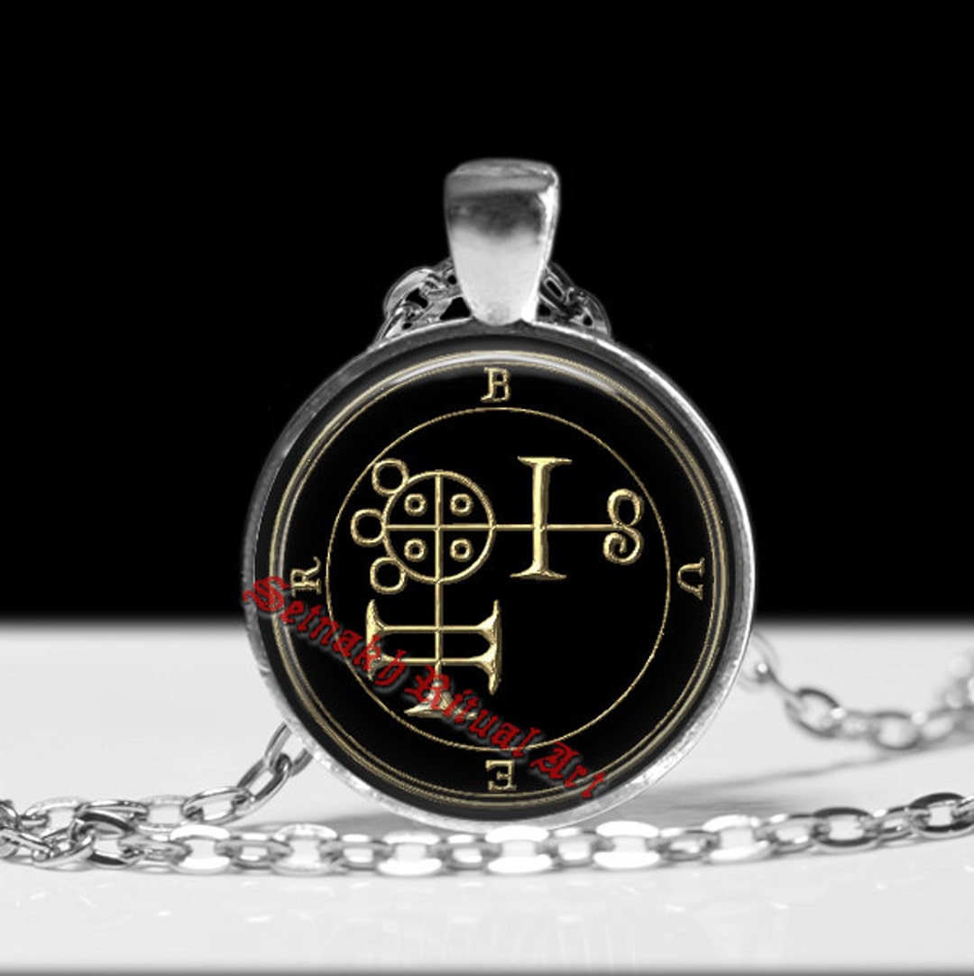 10 BUER Demon Seal Pendant, Goetia Sigil Necklace, Lemegeton Jewelry ...