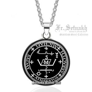 Archangel Michael Talisman: Seal of Protection Pendant, Spiritual ...