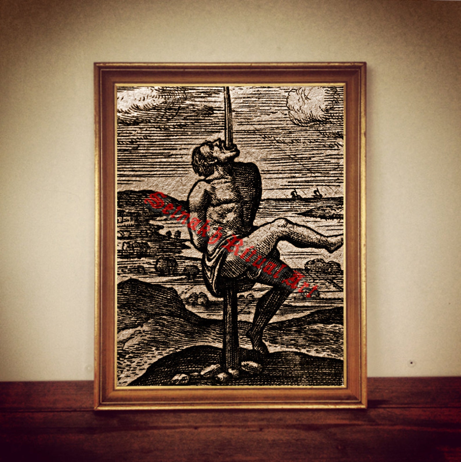 Impalement Torture Print Medieval Illustration Macabre | Etsy