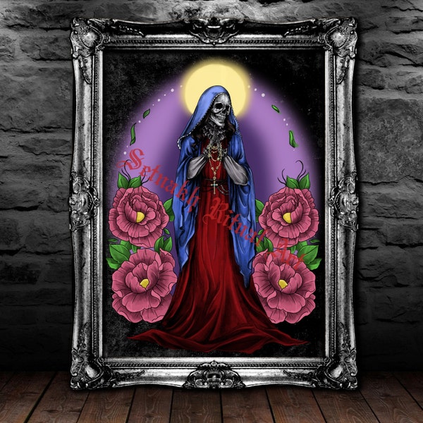 Santa Muerte Altar Decor - Etsy