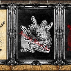 CLAUNECK Seal Print, Demon of Wealth, Money, Assisting in the Discovery ...