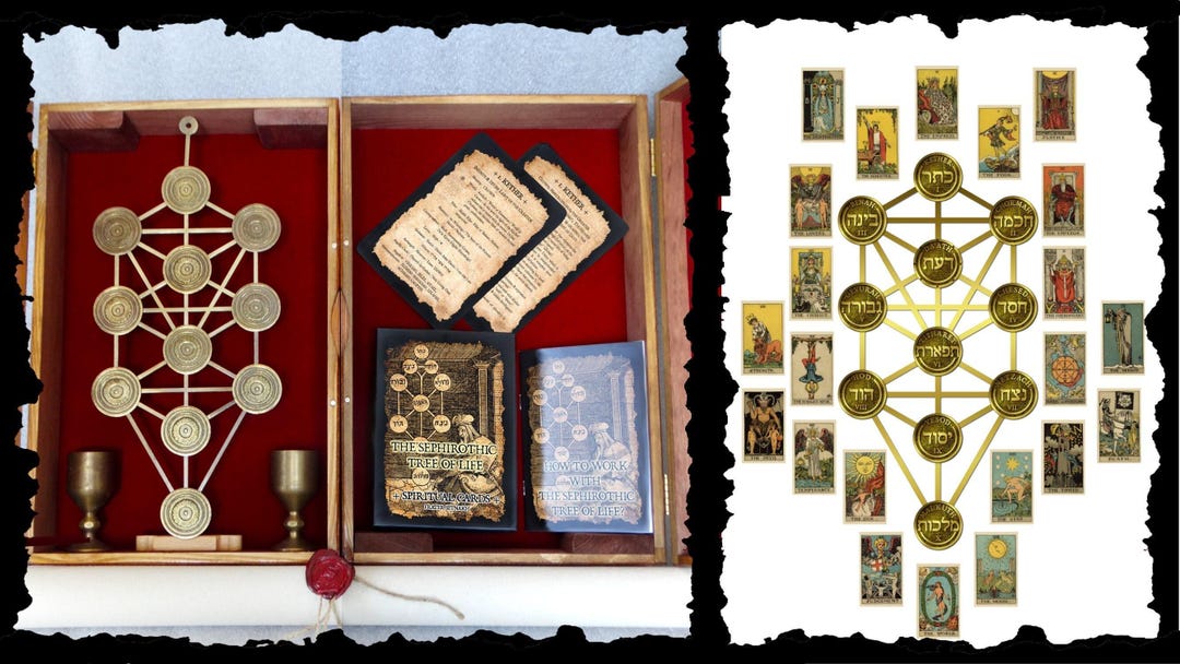The Sephirothic Tree of Life - Tarot, Meditation Altar Tools ...