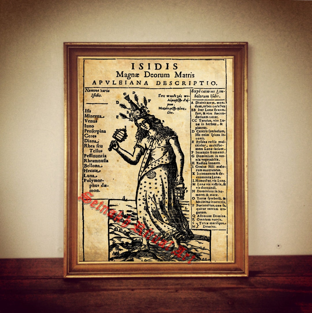 Isis Print, Isis Illustration, Isis Poster, Egyptian Print, Egyptian ...