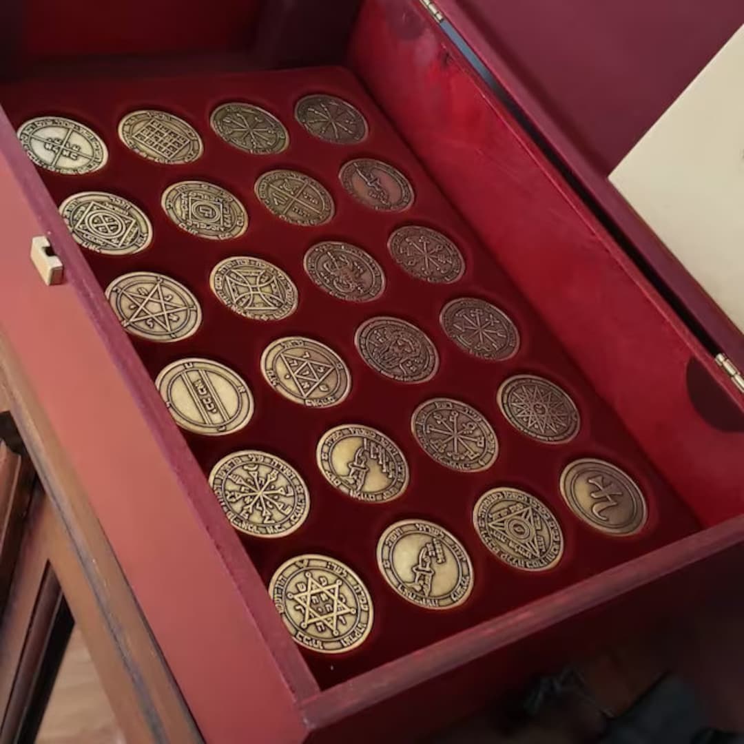 44 King Solomon Planetary Pentacles, (4.46 Usd/pc), Planetary Talisman ...