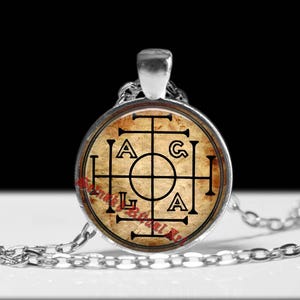 AGLA Talisman, AGLA Lucky-charm Pendant, Occult Jewelry, AGLA Necklace ...