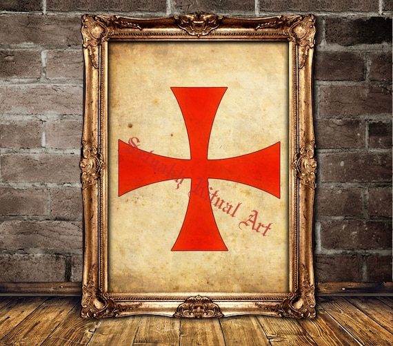 Templar Cross York Rite Ribbon Pin Knights Templar Order Of Red Cross