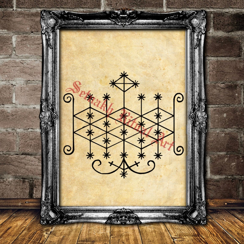 Haitian Veve Art - Etsy