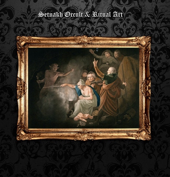 Margerie Jourdayne With Others Conjure up a Diabolical Spirit | Etsy