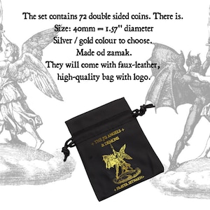 Goetia Demons & Shemhamphorash Angels: Collectible Coins Set of 72 ...