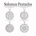 44 King Solomon Pentacles - Choose One - Talisman Necklace | Stainless ...