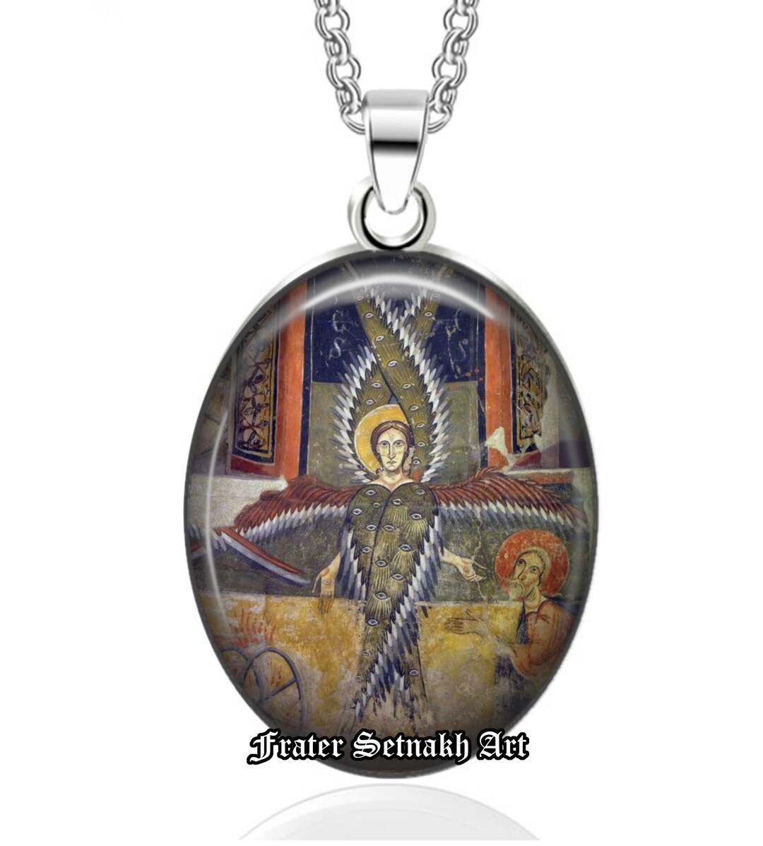 Six-winged Seraphim Pendant – Angelic Protection Amulet | Sacred ...