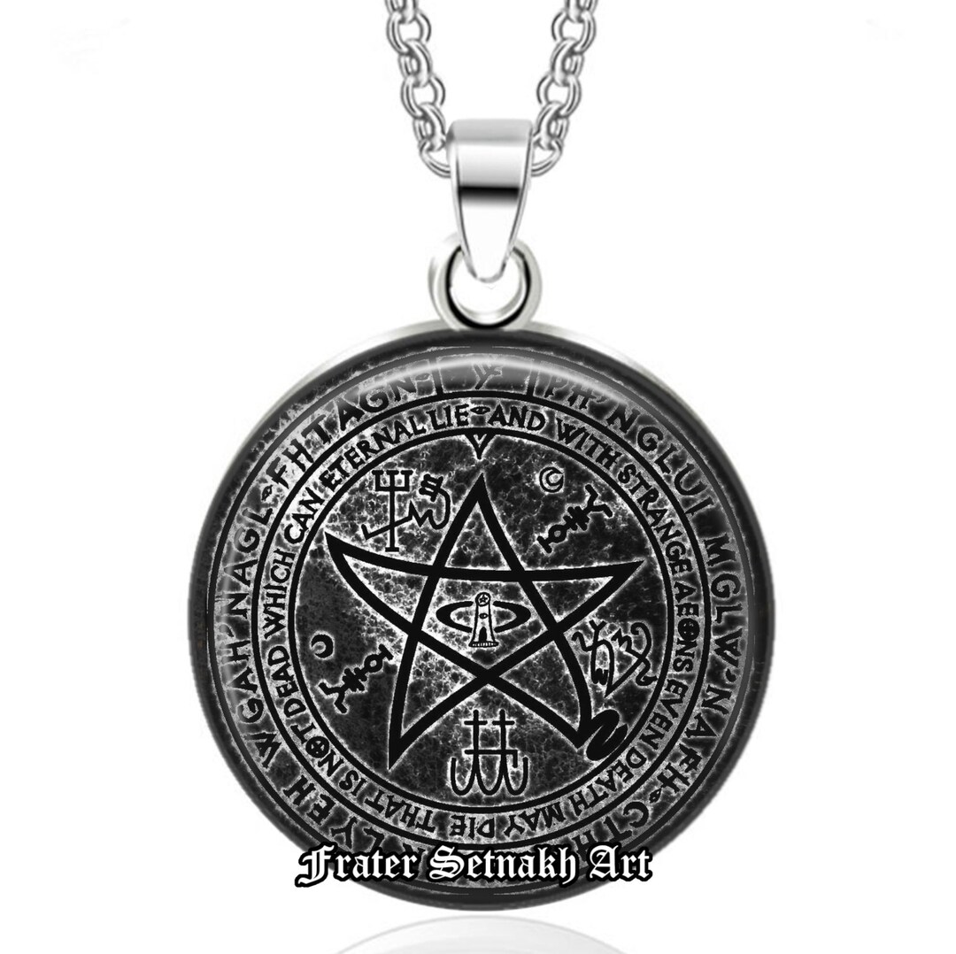 Elder Sign Talisman Pendant – Necronomicon Protection Amulet ...
