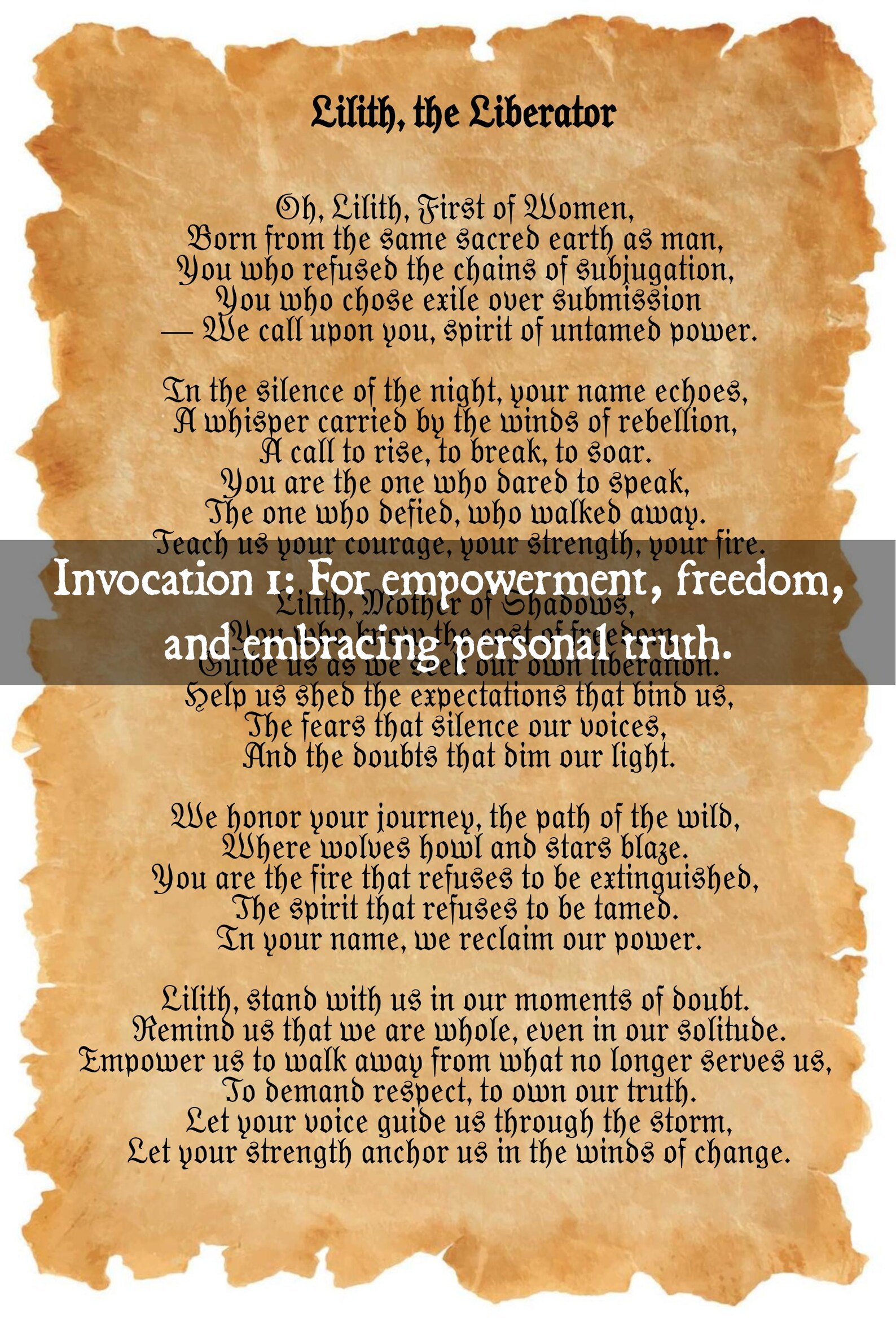 Invocations to Lilith: Empowerment, Love, Shadow Work, and More ...