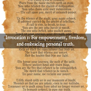 Invocations to Lilith: Empowerment, Love, Shadow Work, and More ...