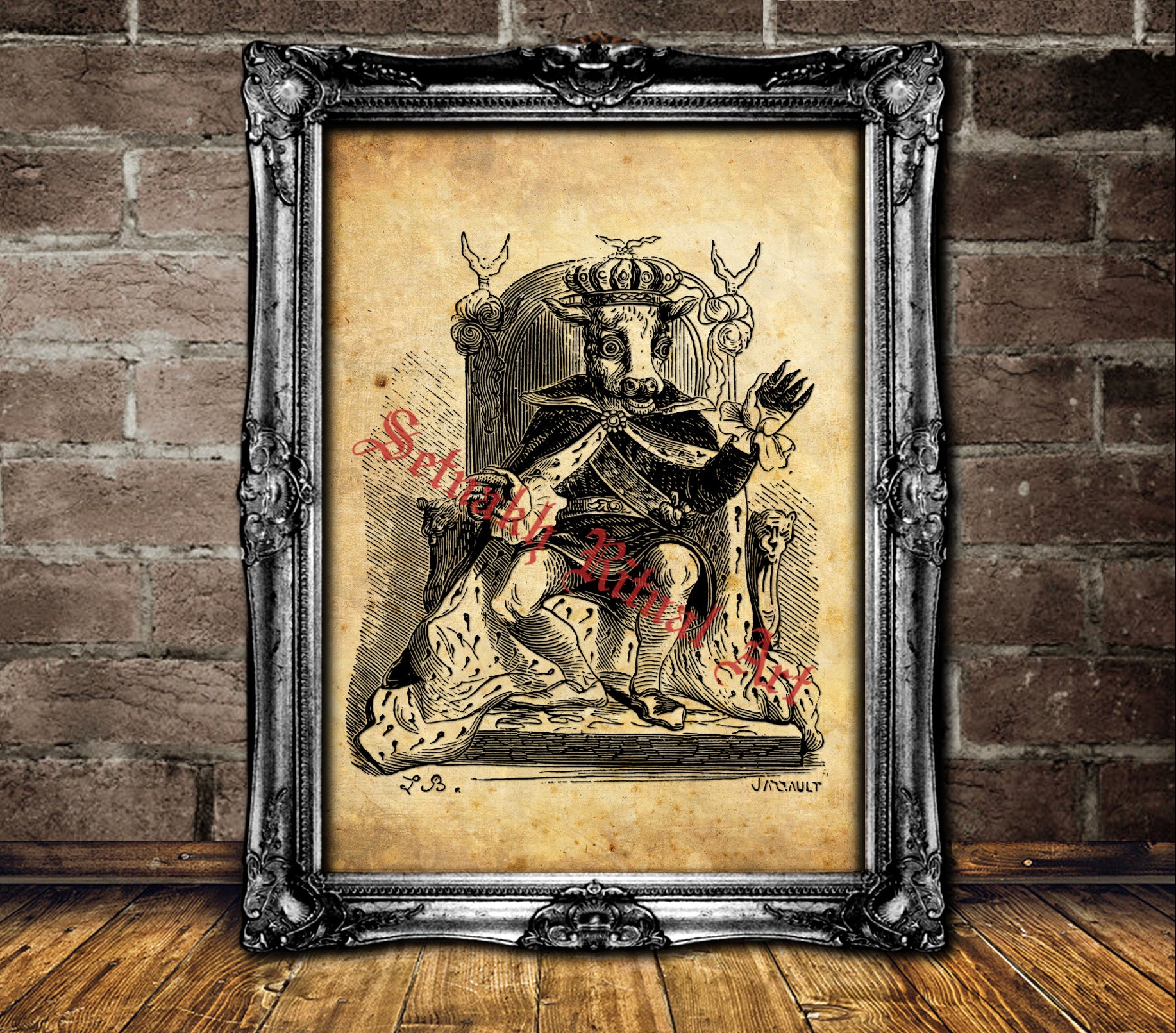 Moloch Print Molech Art Occult Antique Print Medieval - Etsy Canada