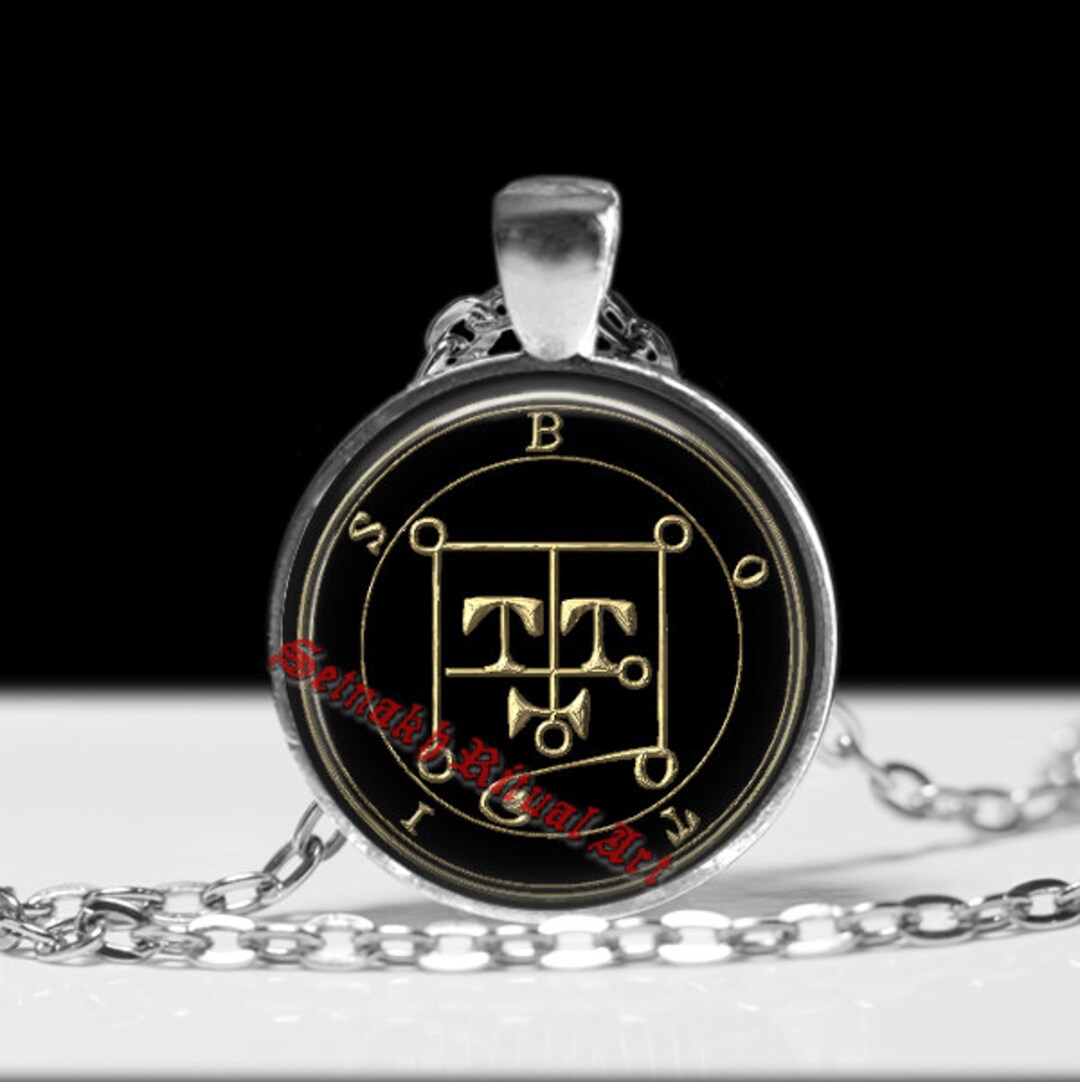 17 BOTIS Demon Seal Pendant, Goetia Sigil Necklace, Lemegeton Jewelry ...