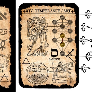 The Tree of Life, Meditation Altar Tools and Cards - Sephirothic Tree ...