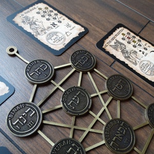 The Sephirothic Tarot - Deck of 78 Cards + Tree of Life Metal ...